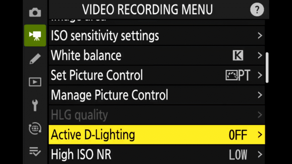 Nikon D3200 Settings Quick Reference